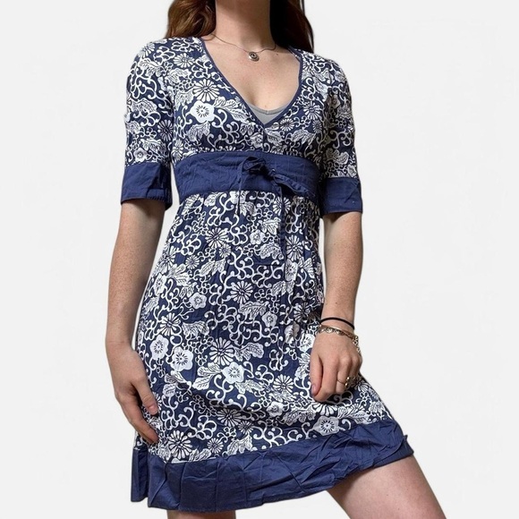 Mango | Dresses | Mango Y2k Cotton Sundress With Tie Waist | Poshmark